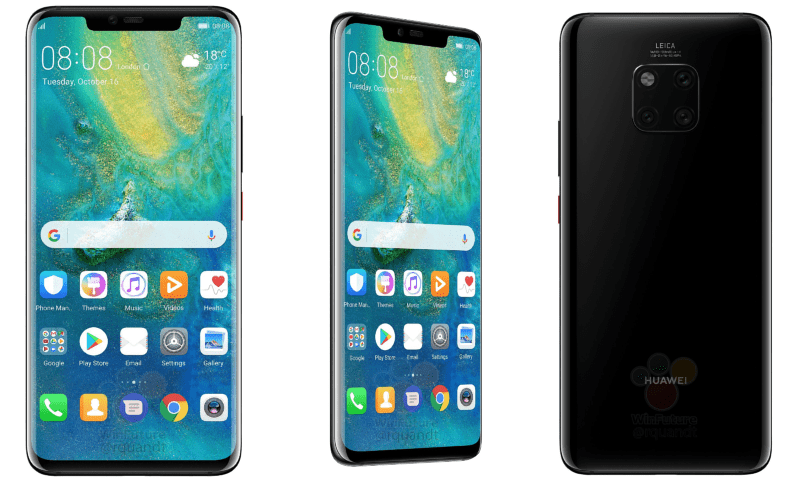 New Flagship Smartphone Huawei Mate 20 Pro Leaked with Full Specs