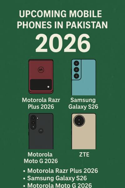 Amazing Upcoming Mobile Phones in Pakistan 2026 – What to Expect?